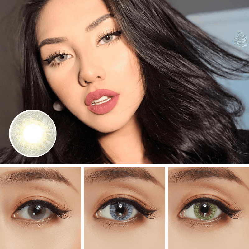 Best Colored Contacts for Dark Eyes Before and After 👁 Prescription ...