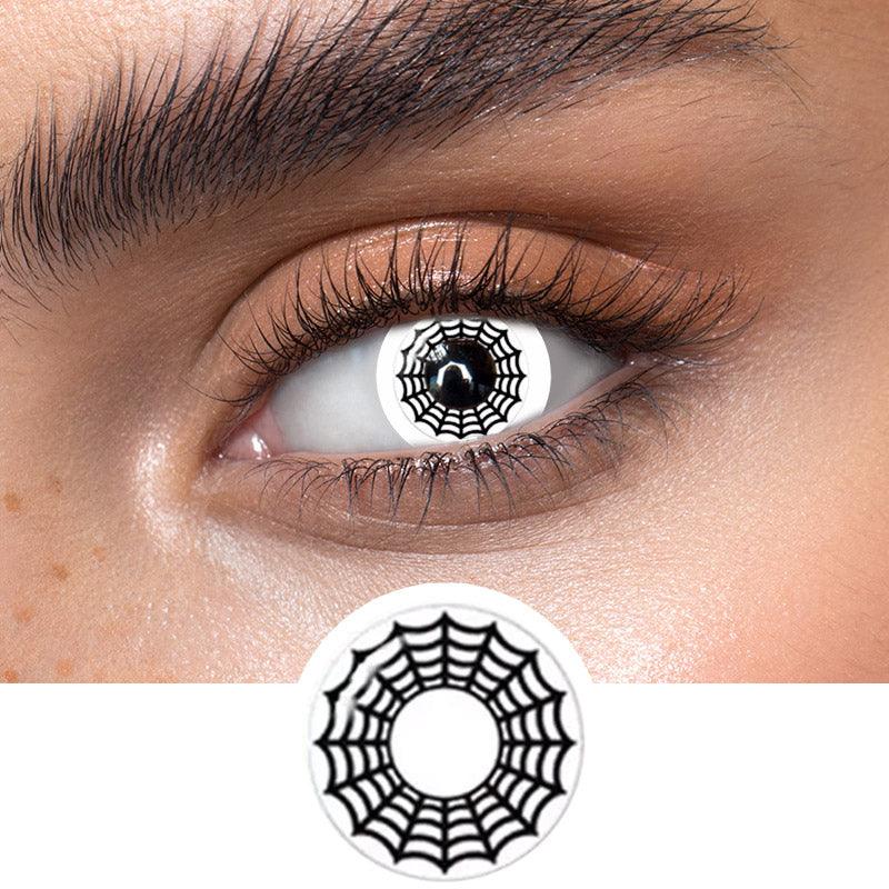 EyeCandys Cosplay 009 Spider Web Color Contacts - Halloween Colour