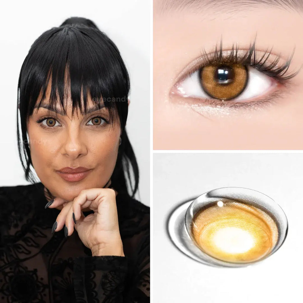 Limited Edition Powerglow Brown Colored Contacts- Buy3Get1 FREE - CE ...