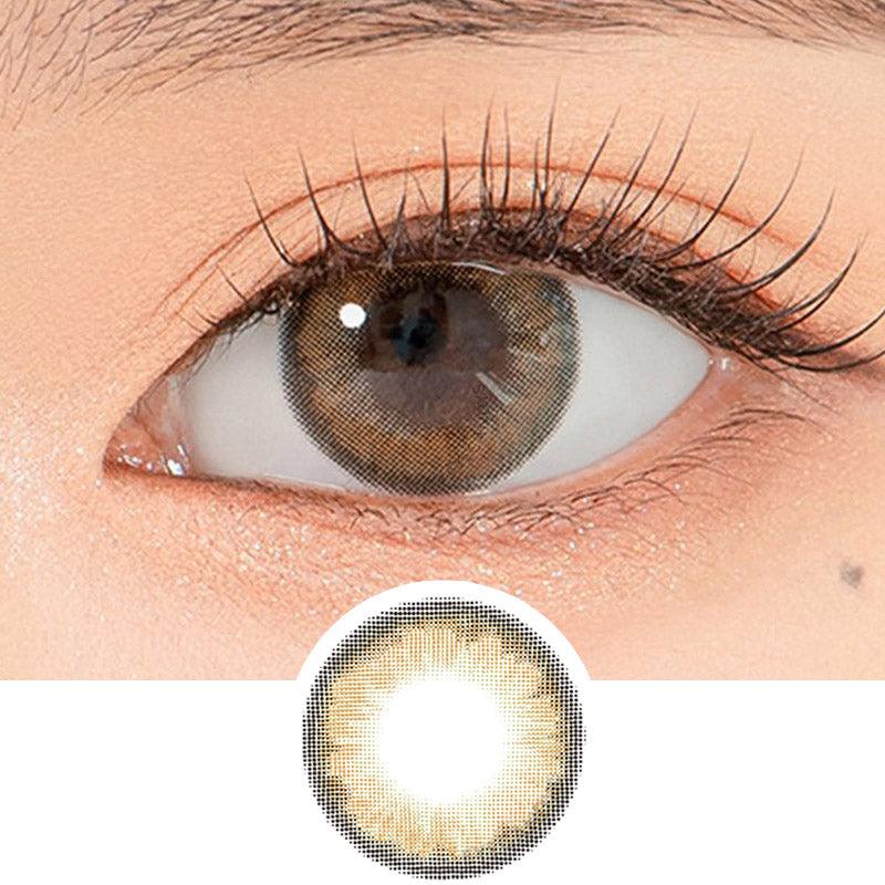 Lensrang Hello Brown K-Pop Colour Contact Lens – EyeCandys®