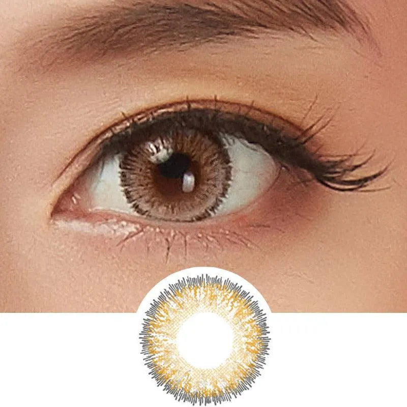 Buy NEO Toric Glamour Brown Colour Contact Lens Astigmatism – EyeCandys®