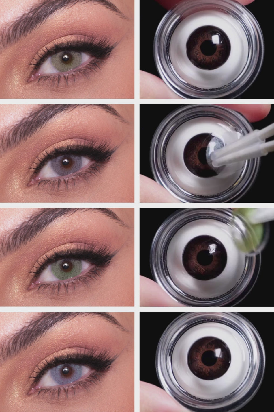 EyeCandys Dare to Be Blue Colour Contact Lenses with Power