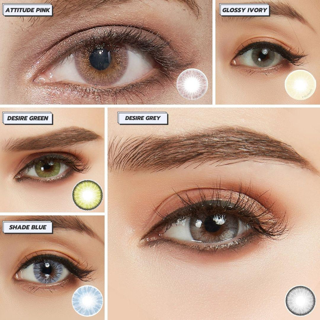 EyeCandys Pink Label Colored Contacts Lens Set (5 Pairs)