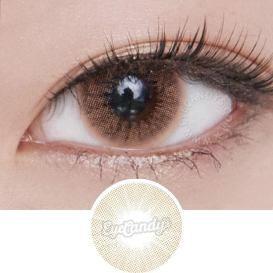 Buy GEO Chic Brown Prescription Coloured Contacts | EyeCandys