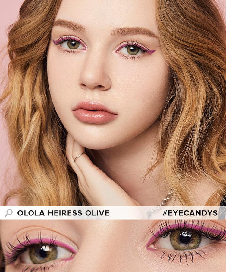 Buy Olola Heiress Olive Color Contacts | EyeCandys