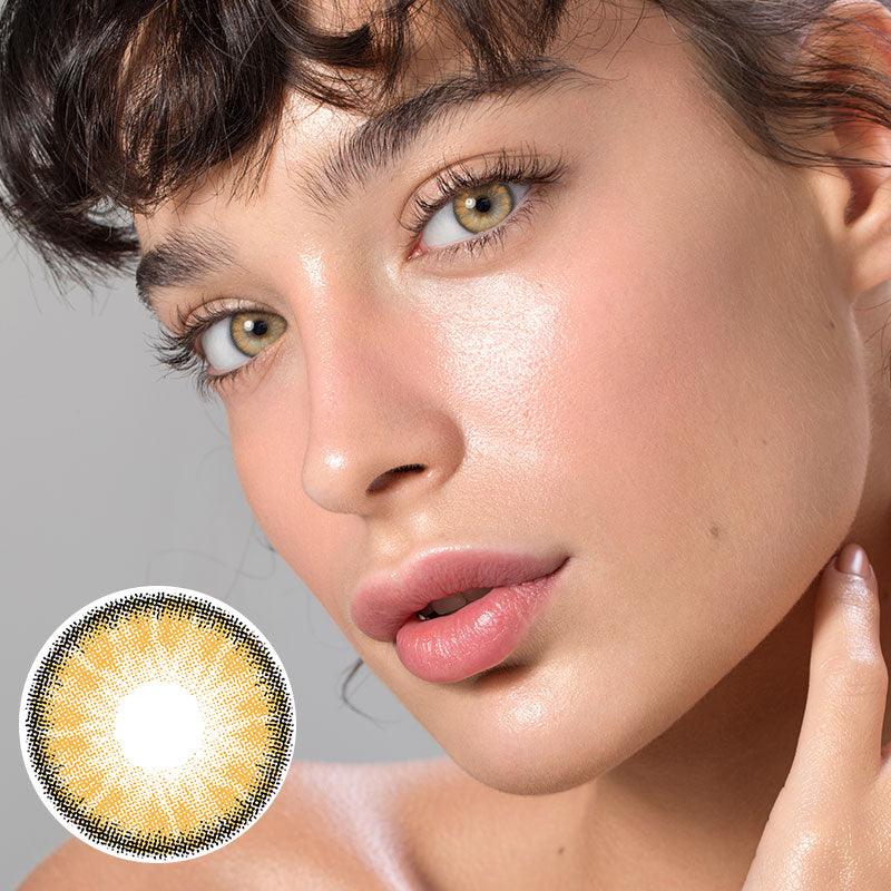 Buy EyeCandy's Desire Toffee Brown Colored Eye Contacts | EyeCandys