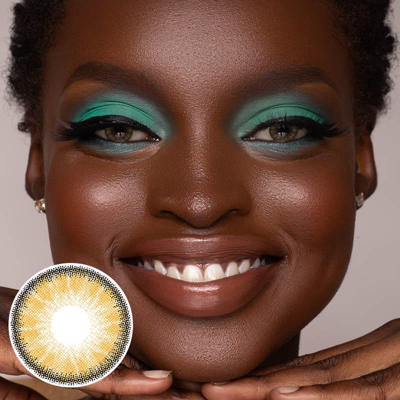 Buy EyeCandy's Desire Toffee Brown Colored Eye Contacts | EyeCandys